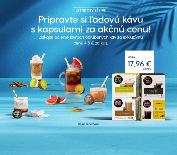Všetky akčné ponuky | Kapsule | Akcia | NESCAFÉ® Dolce Gusto®